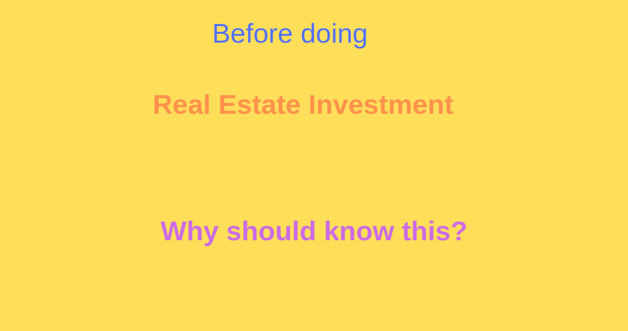 Real Estate Investment-are you looking to do? Wait... - Paisa Health